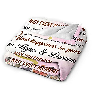 JOPJOLIW Retirement Gifts for Women, Happy Retirement Throw Blanket 60" x 50", Retirement Gifts for Retired Coworker Teacher Nurse Suitable for All Season
