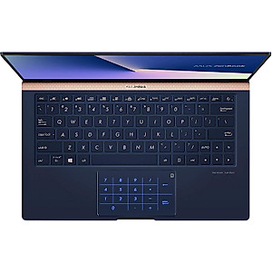 ASUS ZenBook 13 Ultra-Slim Laptop 13.3” FHD WideView, 8th-Gen Intel Core i7-8565U Processor, 8GB LPDDR3, 512GB PCIe SSD, Backlit KB, NumberPad, Military-Grade, Windows 10 - UX333FA-AB77 Royal Blue