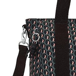 Kipling Women's Asseni Small Tote, Versatile Lightweight Purse, Nylon Shoulder Bag, 3D K Pink