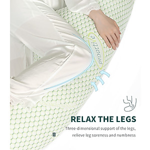 Oternal Pregnancy Pillows for Sleeping, Multipurpose Cuddle Pillow Pregnancy Must Haves, Ultra Soft Comfortable Maternity Pillow for Abdomen, Leg, Hip Support