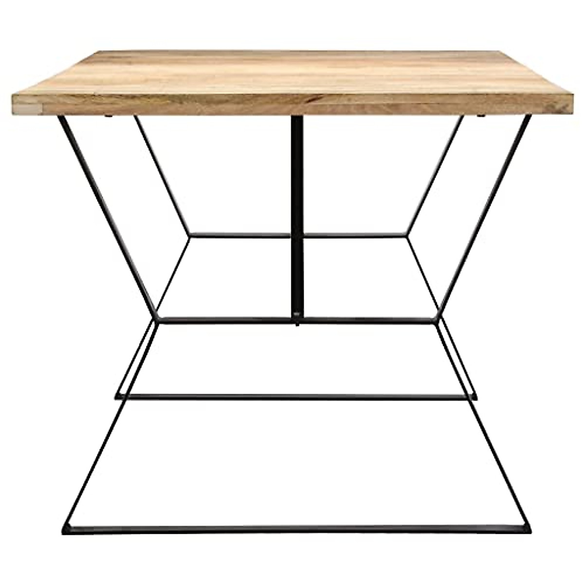 YPWRENH Snack Table Kitchen End Table Dining Table 70.8"x35.4"x29.9" Solid Mango Wood for Dining Room, Kitchen or Living Room