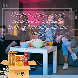 Winona Popcorn butter spray seasoning (1 pack ) (5oz) Flavacol Popcorn seasoning salt (2 pack ) (35oz) Mega Pop popcorn kit, Kettle kit, Dairy and Gluten free, popcorn for popcorn machine (2 pack ) (8oz) Bundled by Hisell3