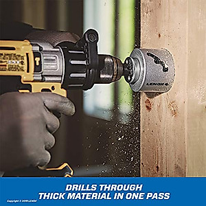 LENOX Tools Carbide Hole Saw, 3 5/8-Inch (92 mm) (LXAH3358)