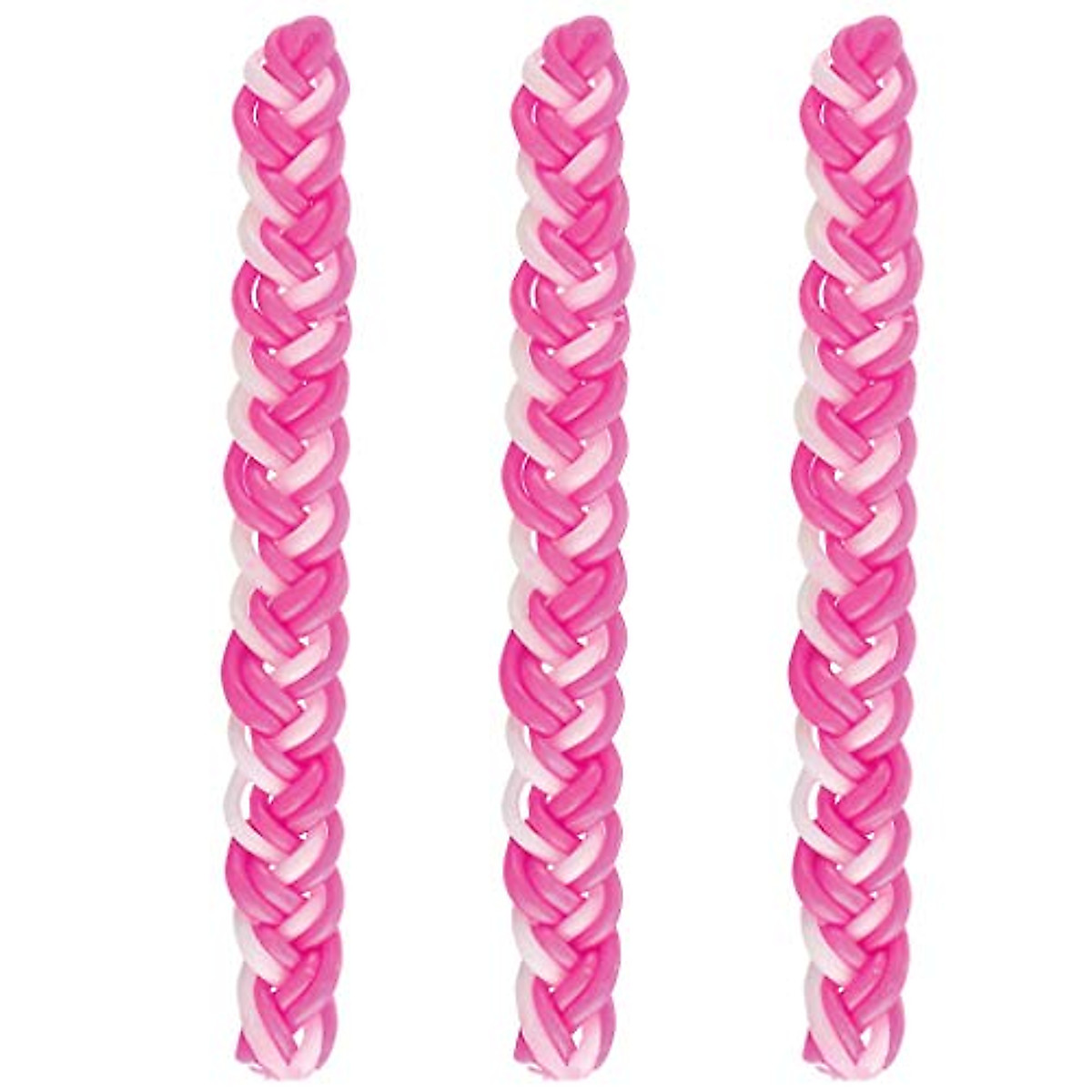 Masoret Pink HAVDALAH Candle: 1 11.8-Inch Braided Multi-Wick Paraffin Candle for Jewish Ceremonies and End of Shabbat