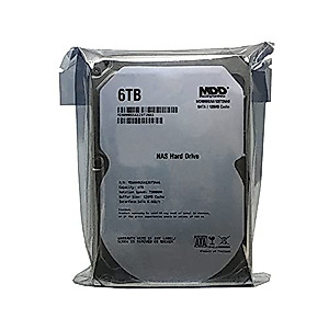 MaxDigitalData 6TB 7200RPM 128MB Cache SATA 6.0Gb/s 3.5inch Internal Hard Drive for NAS Network Storage (MD6000GSA12872NAS) - 3 Years Warranty