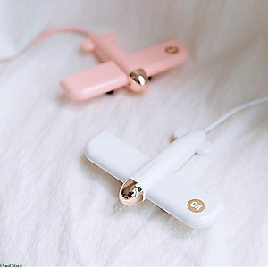 Lysee Cable Winder - 3 colors Airplane shape waterproof 4-port USB 2.0 HUB Splitter 4 in 1 Converter HUB USB Splitter - (Color: pink)