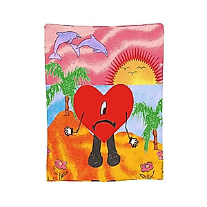 JUANZI Music Blanket,2022 New Music Throw Blanket Super Soft Flannel Throw Blanket for Fans Gifts 50''x40'', Black