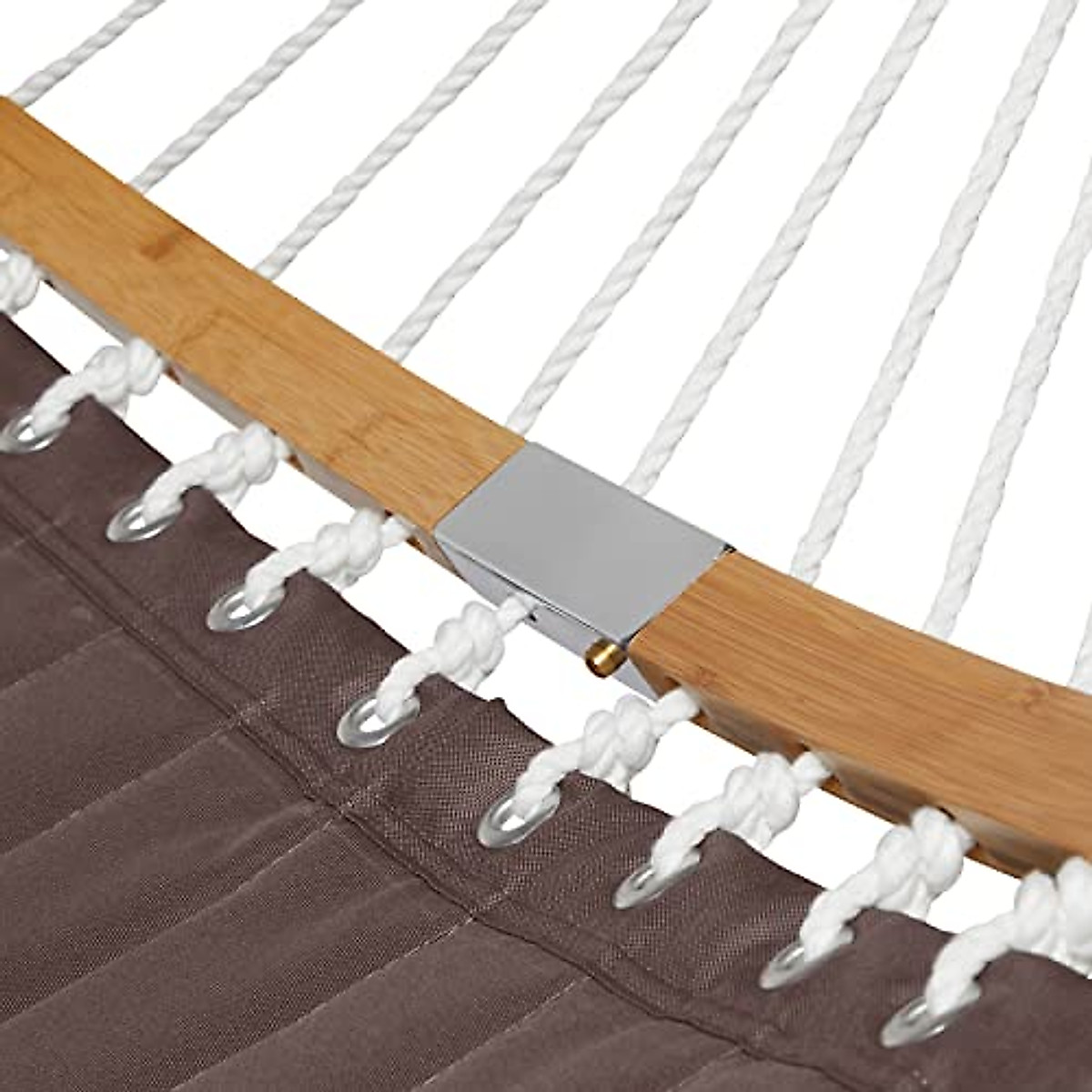 Classic Accessories Ravenna 81 x 55 Inch Quilted Double Hammock, Dark Taupe