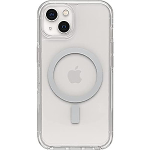 OtterBox Symmetry Case with MagSafe for iPhone 13 (NOT Mini/Pro/Pro Max) Non-Retail Packaging - Clear - Antimicrobial