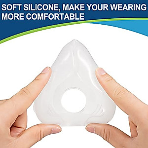 TUSOA 2 Packs Replacement Cushion Compatible with Airfit F20 Medium - Covers Nose and Mouth, Reliable Seal & Comfortable Fit