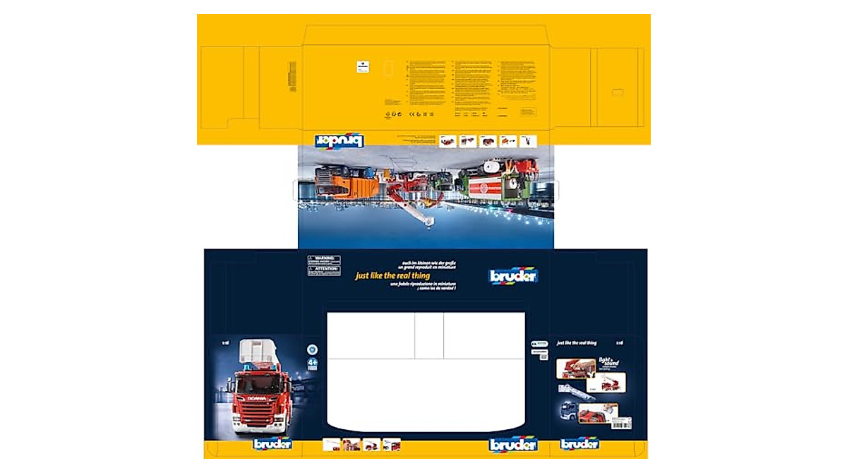 Bruder Scania R-Serie Fire Engine with Water Pump