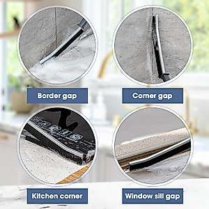 Koxuky Hard Bristle Crevice Cleaning Brush, Small Cleaning Brushes, Grout Cleaner Brush, Toilet Brush, Scrub Brush for Shower Tile, Skinny Gap Cleaning Tools for Household Use, Bathroom, Kitchen (3)