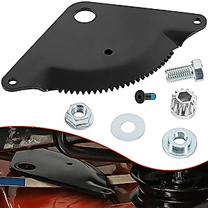 sevencow Steering Gear Rebuild Kit 532194732 for Husqvarna Craftsman AYP Poulan Weed Eater 194732 Sector Plate 587738906 Pinion 532194747 Machined Pivot Bushing & Hardware