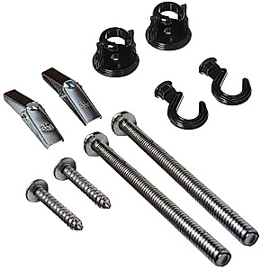 Swivel Hook Hangers, Multi-functional for Hanging, Screws and Anchors Included, 2 Sets Per Pack (Oil Rubbed Bronze)