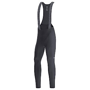 GORE WEAR Men's Thermo Cycling Bib Tights with Seat Pad, C3, Black, X-Large