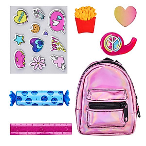 REAL LITTLES RLITTLES01B Mini Backpacks, Multicolored, 8.6 x 12.5 x 5.8cm