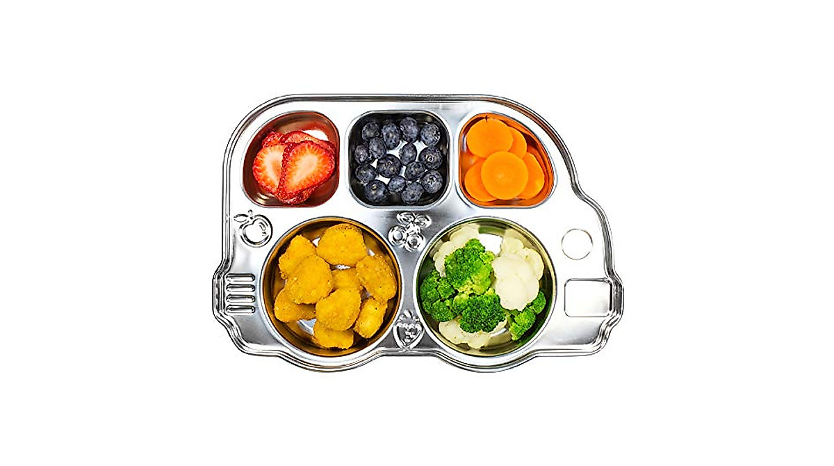 Innobaby Stainless Bus Plate - Fun & Safe for Kids