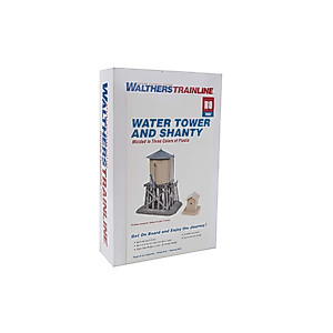 Walthers Trainline HO Scale Model Water Tower and Shanty