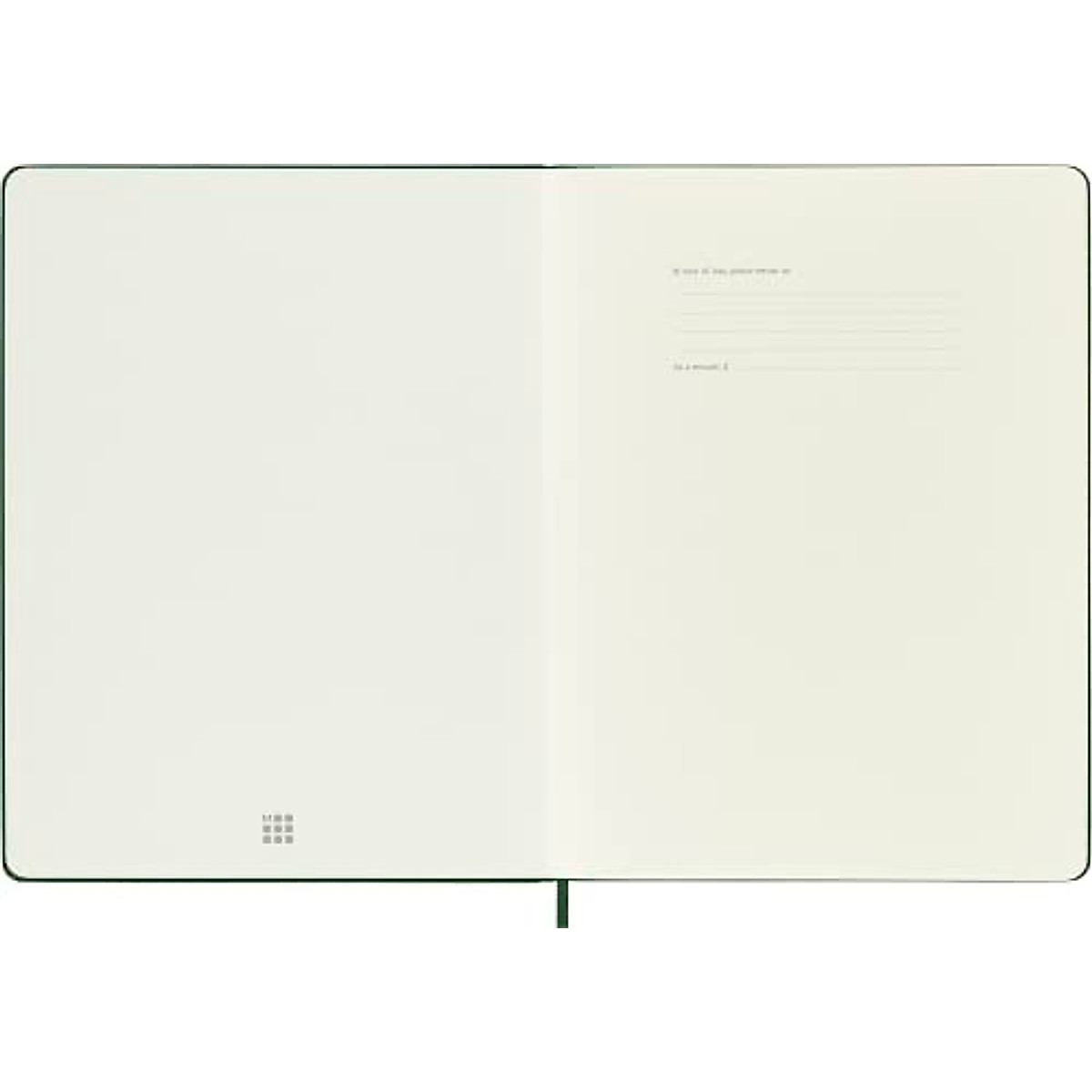 Moleskine Notebook, Extra Large, Ruled, Myrtle Green, Hard Cover (7.5 x 9.75)