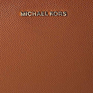 Michael Kors Women's Jet Set Crossbody Leather Bag, Luggage, Large