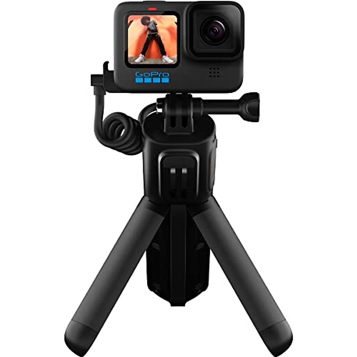 GoPro HERO11 Black Waterproof Action Camera Vlogging Bundle with Volta 4900mAh Battery Grip with Built-in Tripod Legs, 128GB microSD Card, Extra Battery, Multi Card Reader