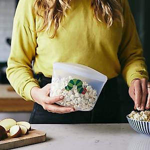 Stasher x the World of Eric Carle Premium Silicone Reusable Food Storage Bags, 3-Pack | Multi-Use Food Storage Bags, Lunch Bag, Travel Containers | BPA Free, Leak-free, Dishwasher-Safe, Eco-friendly