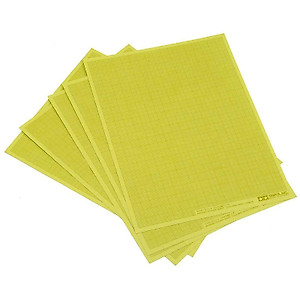 TAMIYA 87129-000 300087129 - Masking Film, 250 x 180 mm Grid, Pack of 5