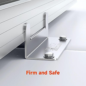 RICH SOLAR 200W Solar Panel+ Mounting Hardware Z Brackets for RV Van DIY Off-Grid System