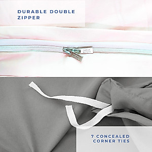 Kotton Culture Printed Duvet Cover 3 Piece 100% Egyptian Cotton Breathable All Season 600 Thread Count with Zipper & Corner Ties Comforter Cover (King, Forest Birds)