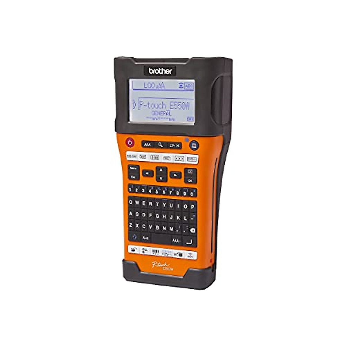 Brother Mobile PT-E550W Industrial Wireless Handheld Labeling Tool with Auto Strip Cutter and Computer Connectivity