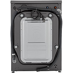 LG WM3555HVA 24 Inch Smart Front Load Washer/Dryer Combo with 2.4 cu.ft. Capacity, 14 Wash Programs, 13 Wash Options, 8 Dry Cycles, TurboWash™, Allergiene™ Cycle, Sanitize Cycle, Steam Refresh,