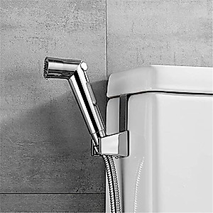 ZLOCYIVHE Handheld Bidet Sprayer for Toilet, Spray Attachment with Hose for Feminine Wash, Baby Cloth Diaper Washer, Cleaner and Shower Sprayer for Pet, Bathroom Or Toilet,B Set(A Set)