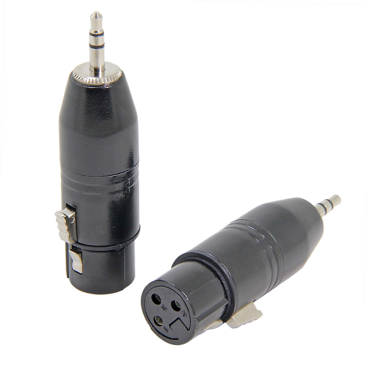 XLR to Mini Plug, Ancable Microphone Adapter for Camera, XLR Female to 3.5mm Stereo TRS, Audio Convertor