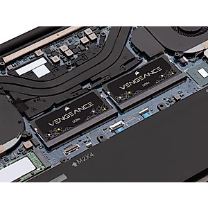 CORSAIR Vengeance SODIMM DDR4 RAM 16GB (1x16GB) 3200MHz CL22-22-22-53 1.2V Intel AMD Laptop Notebook Memory - Black (CMSX16GX4M1A3200C22)