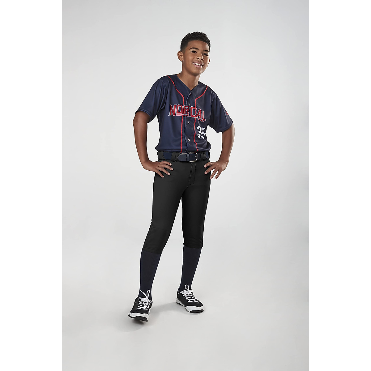 WILSON Boys' P203K Knicker Pant, Black, Medium