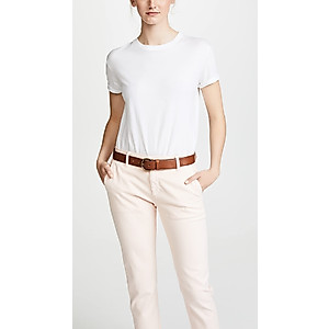 Madewell Women's Medium Perfect Leather Belt, Pecan, Brown, S