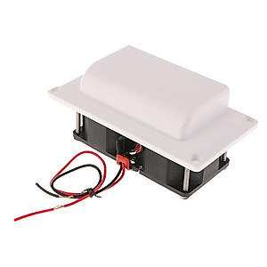 MACHSWON RV Camper Caravan Modified Accessories Side Vent Exhaust Fan 12V DC 25W White