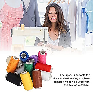 12Pcs Sewing Thread Set, Colorful Polyester Embroidery Tools Handmade DIY Knitting Supplies, Sewing Kit with Thread for Sewing - Essential DIY Sewing Supplies