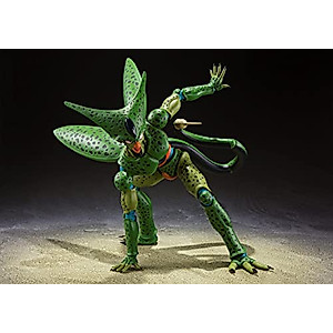 TAMASHII NATIONS - Dragon Ball Z - Cell First Form, Bandai Spirits S.H.Figuarts Action Figure