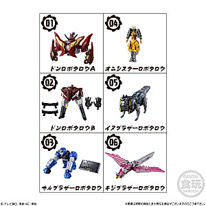 Bandai Shokugan Super Mini PLA Avataro Sentai Donbrothers Avataro Gattai Series 01 Don Onitaijin Set