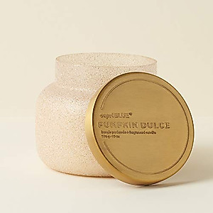 Capri Blue Pumpkin Dulce Candle - Glam Signature Jar Candle - Luxury Aromatherapy Soy Candle (19 Oz)