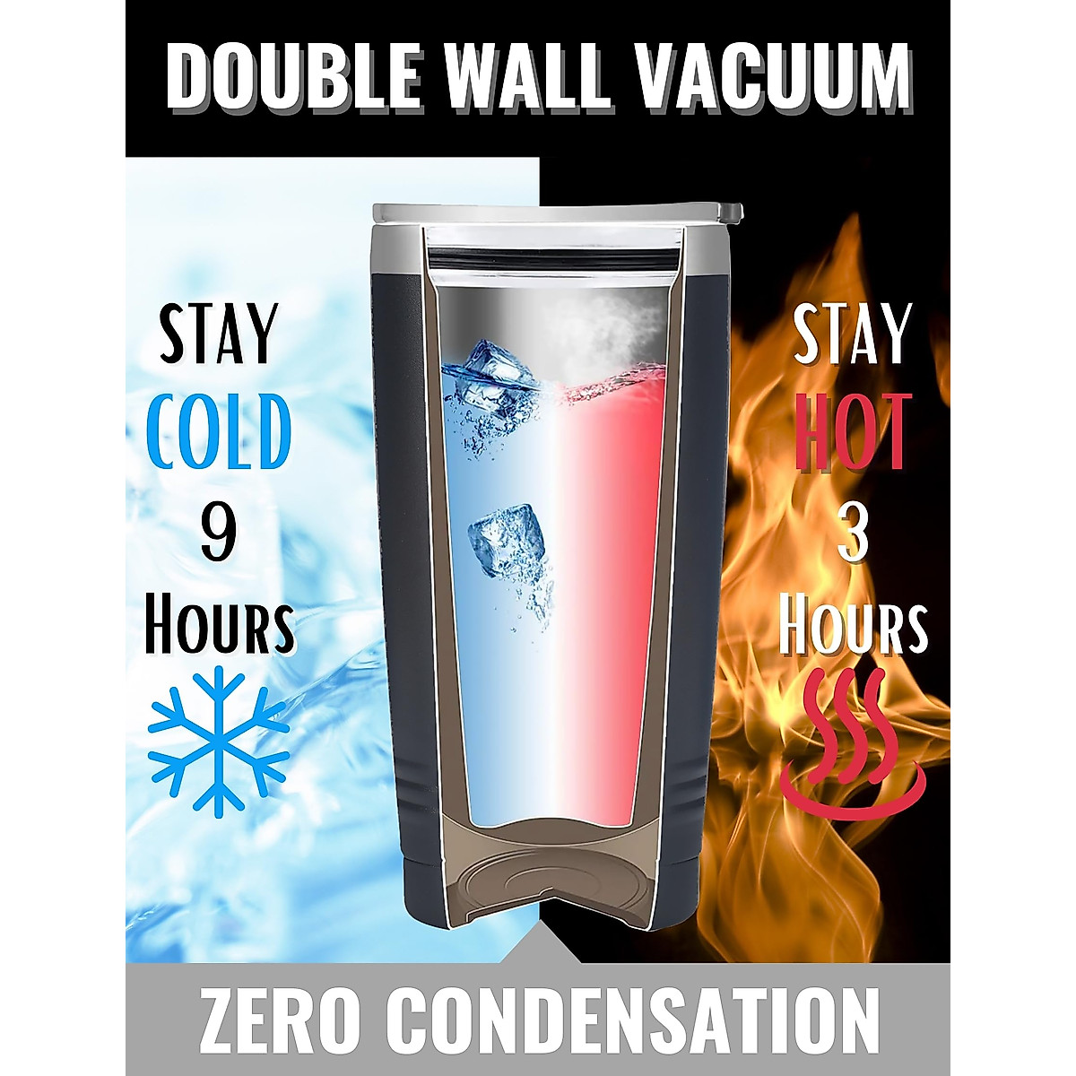 Onebttl Grandpa Gifts for Father's Day, Christmas, Birthday, 20oz Stainless Steel Tumbler with Lid and Straw from Granddaughter Grandson - Grandpa