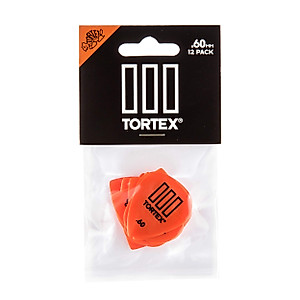 Dunlop Tortex® TIII, Orange, .60mm, 12/Player's Pack
