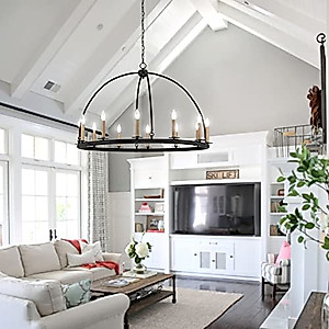 MAXvolador Dimmable E12 Candelabra LED Light Bulbs 60W Equivalent, Daylight White 5000K, 600Lumens LED Chandelier Bulb, Decorative B11 Filament Candle Light Bulbs Clear Glass, Pack of 5