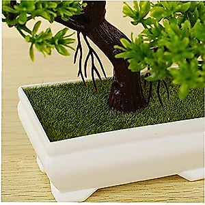 1pc Bonsai Plant Artificial Bonsai Tree Pine Plastic for Home Office Windowsill Garden Decoration