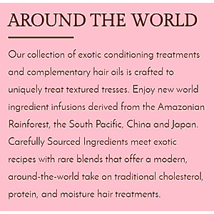 Camille Rose Buriti Nectar Repair Hair Oil, for Dry Brittle Lifeless Textured Hair, 4 fl oz