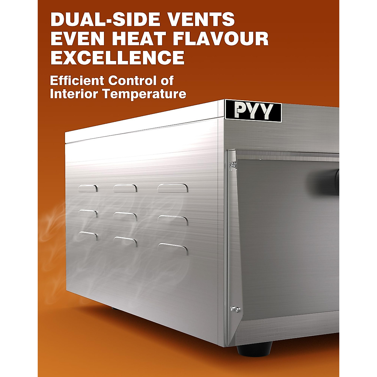 PYY Electric Pizza Oven Countertop Indoor Pizza Ovens Pizza Cooker 1800W Commercial Pizza Oven with Pizza Stone and Timer Silver