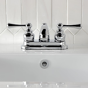 Kingston Brass KB3601BL Vintage 4-Inch Centerset Lavatory Faucet, Polished Chrome