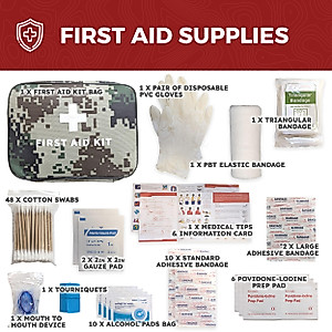 Sirius: Pre-Packed Bug Out Bag - 72 Hour Kit for 2 People - Bugout Backpack Survival Kit - Premium 50L Go Bag Tactical Backpack - Essential Bug Out Gear - Upgraded Survival Backpack (Red)