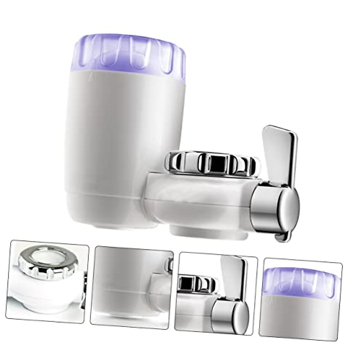 PLAFOPE 2pcs Water Purifier Water Filter Sink House Water Filter Ceramic Water Filter Faucet Water Filter Faucet Filter tap Water Filter Faucet Filtration System Faucet Ceramic Filter